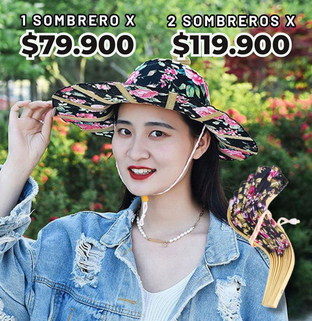 Sombrero Plegable Coreano™️ Frescura y Estilo para el calor – tellegoacasa